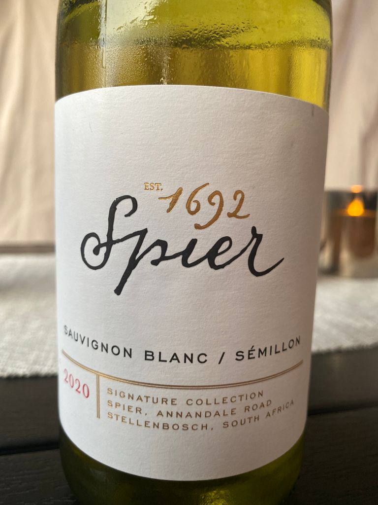 2021 Spier Estd 1692 Sauvignon Blanc/Sémillon Signature, South Africa ...
