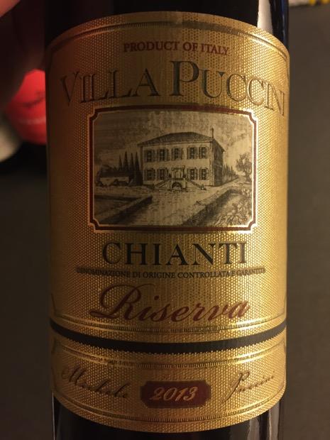 2013 Villa Puccini Chianti Riserva, Italy, Tuscany, Chianti - CellarTracker