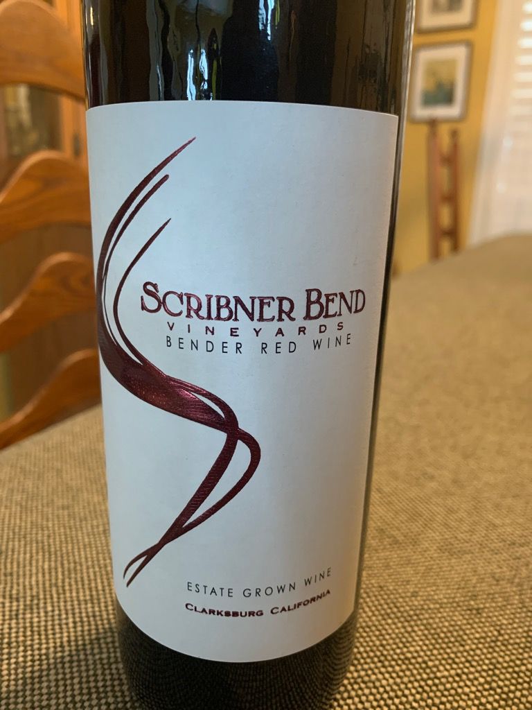 2018 Scribner Bend Red Wine Blend, USA, California, Central Valley ...