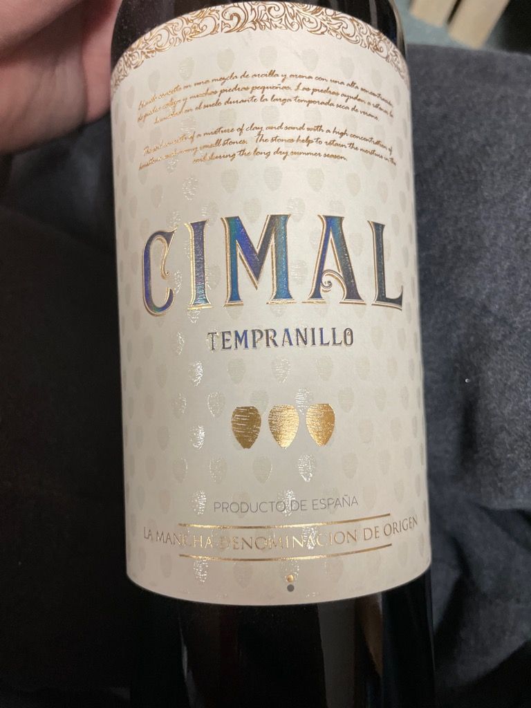 2022 Familia Bastida Tempranillo Cimal, Spain, Castilla-La Mancha, La ...