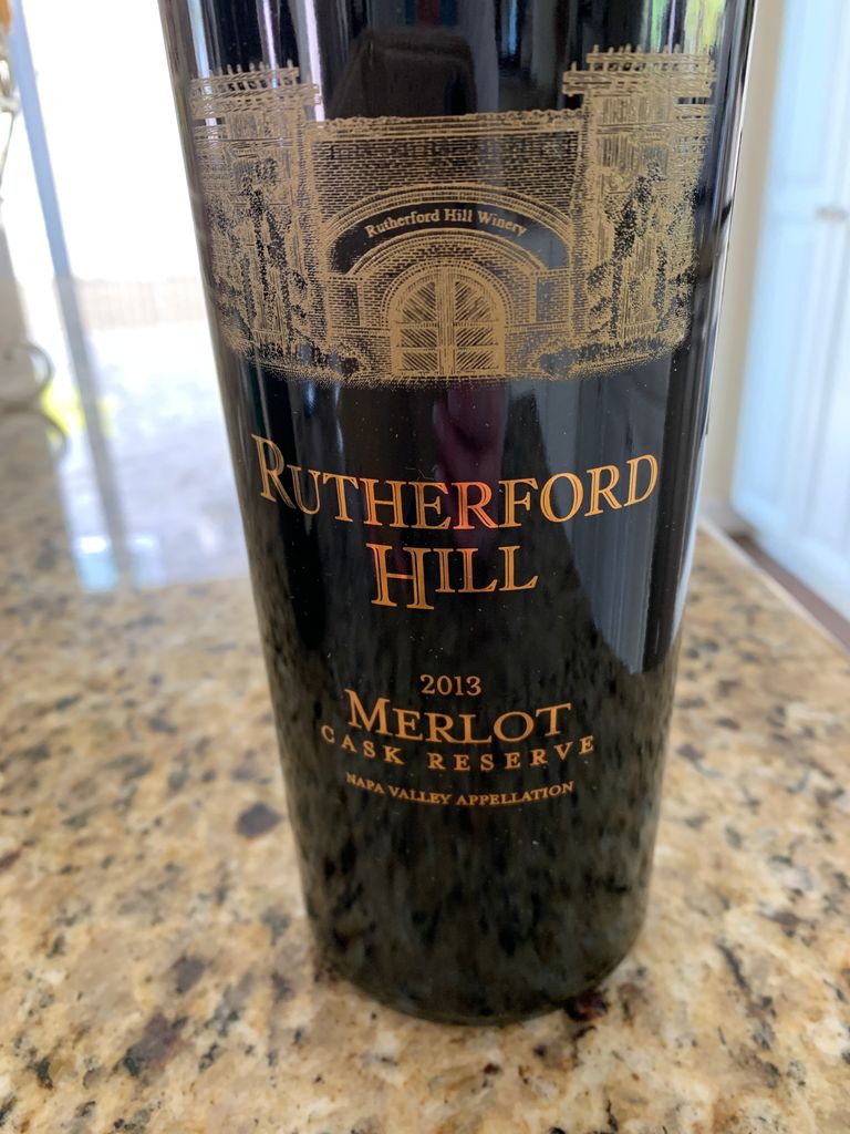 2013 Rutherford Hill Merlot Cask Reserve, USA, California, Napa Valley ...