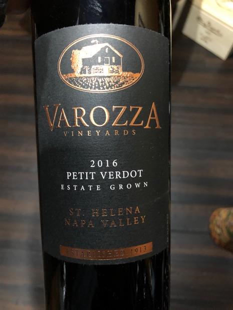 2018 Varozza Vineyards Petit Verdot, USA, California, Napa Valley, St ...