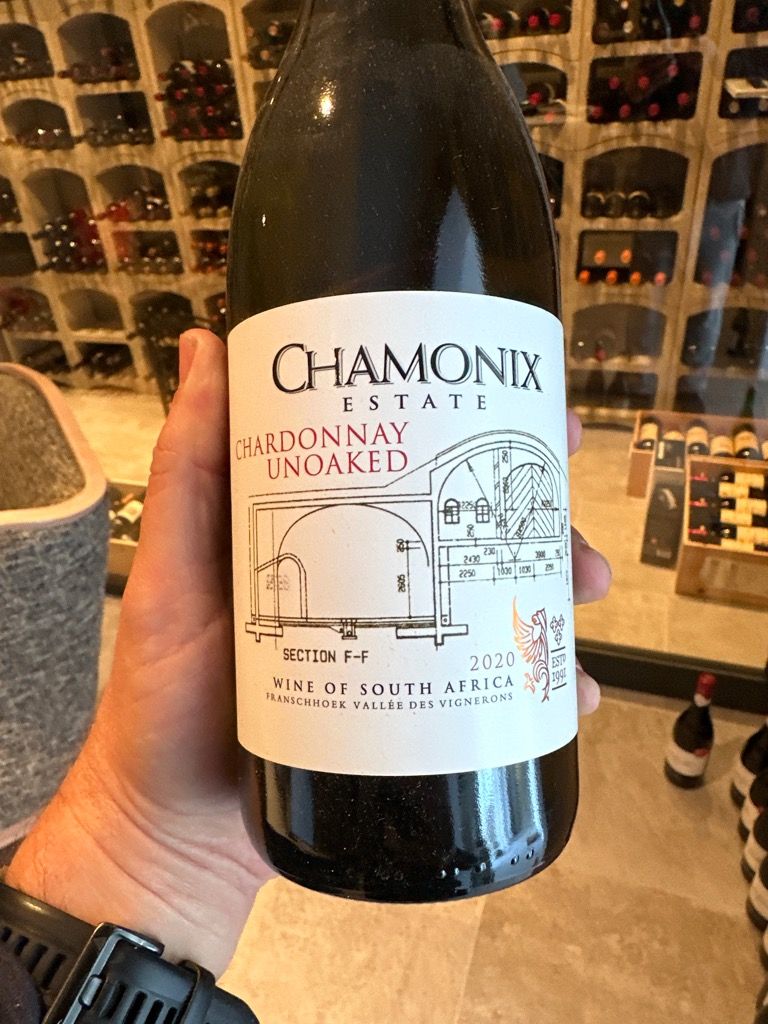 2021 Chamonix Unoaked Chardonnay, South Africa, Coastal Region ...