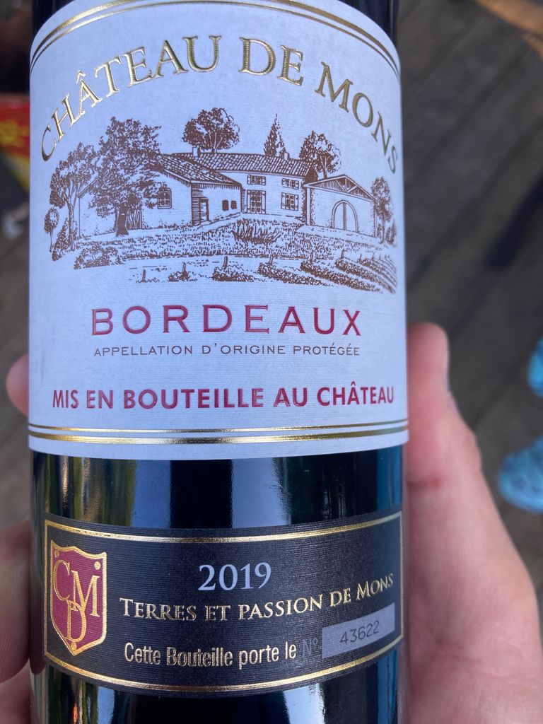 2019 Château de Mons, France, Bordeaux, Entre-Deux-Mers, Premières ...