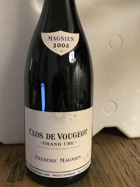 2005 Frédéric Magnien Clos Vougeot, France, Burgundy, Côte de Nuits ...
