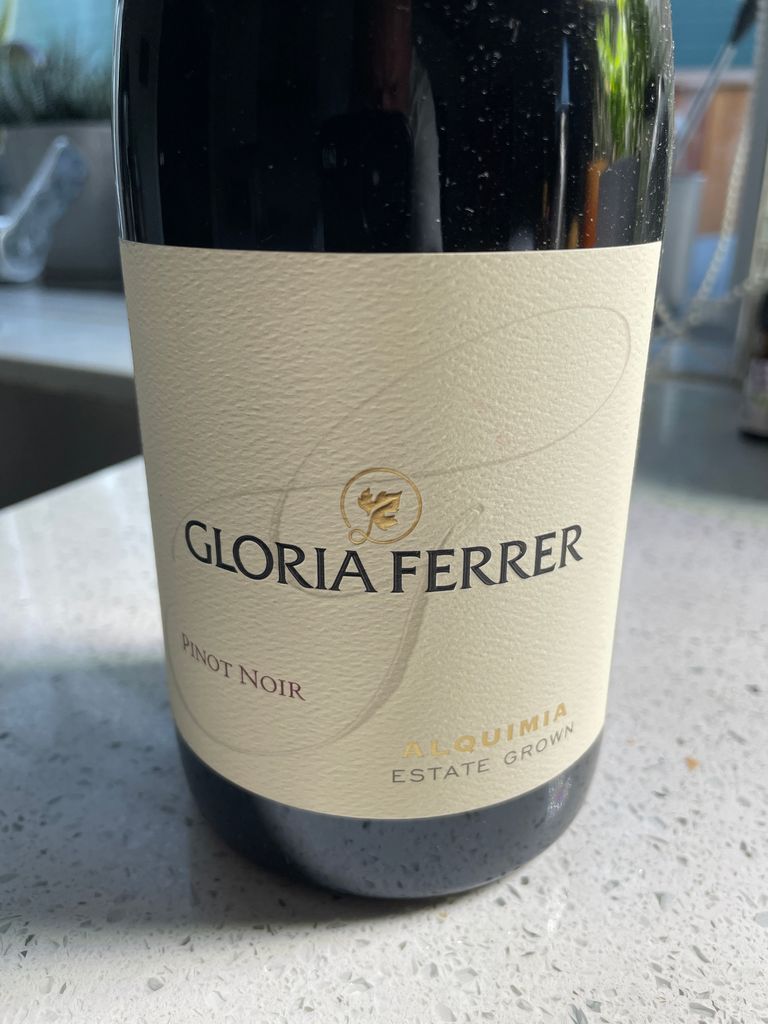 2018 Gloria Ferrer Pinot Noir Alquimia, USA, California, Napa / Sonoma ...