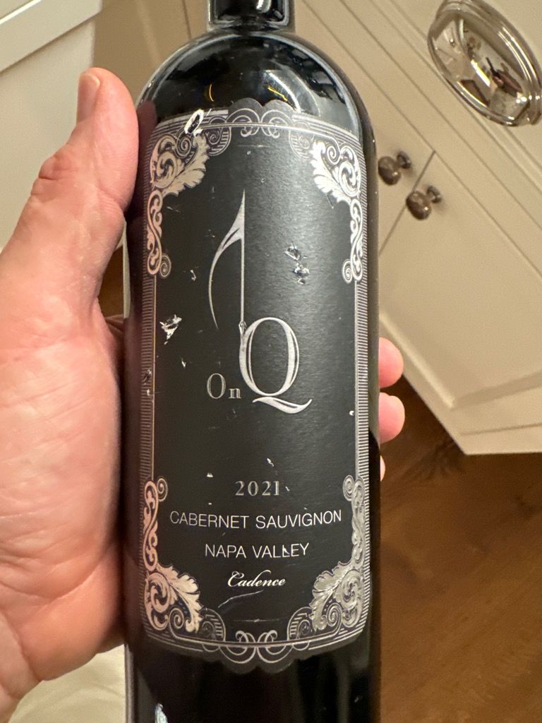 2022 On Q Wines Cabernet Sauvignon Cadence, USA, California, Napa ...