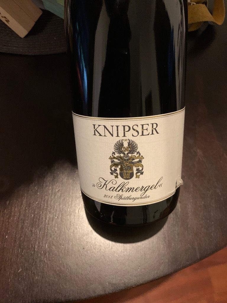 2018 Knipser Spätburgunder Kalkmergel, Germany, Pfalz - CellarTracker