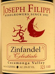 NV Joseph Filippi Zinfandel Celestiale, USA, California, South Coast ...