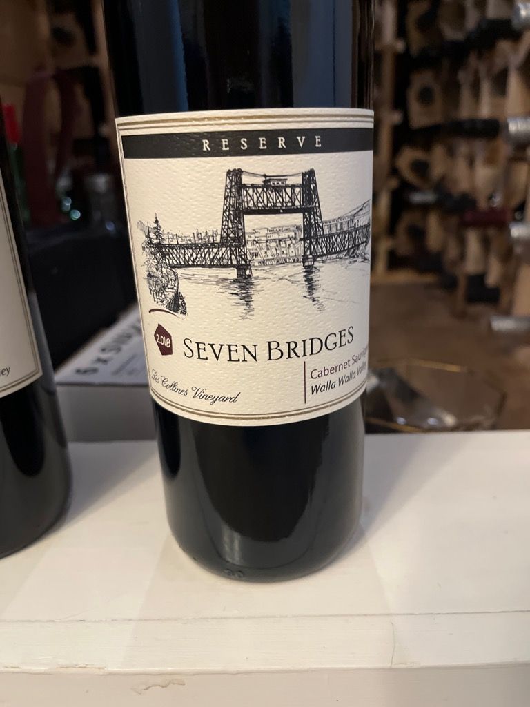 2018 Seven Bridges Cabernet Sauvignon Reserve Les Collines Vineyard, USA, Washington, Columbia ...