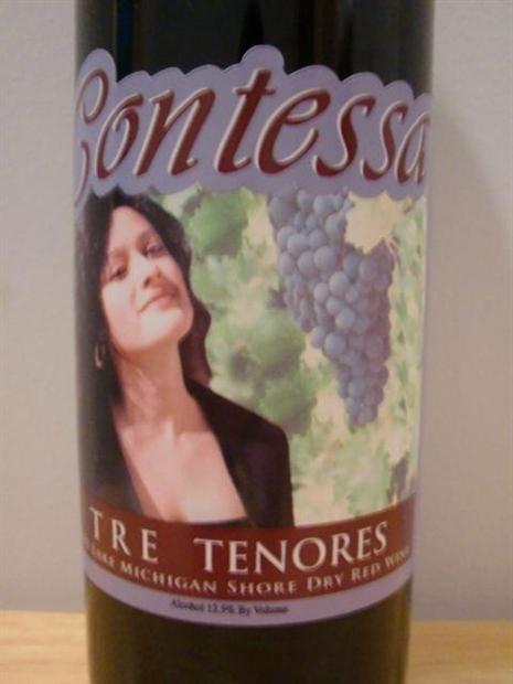 2020 Contessa Wine Cellars Tre Tenores, USA, Michigan, Lake Michigan ...