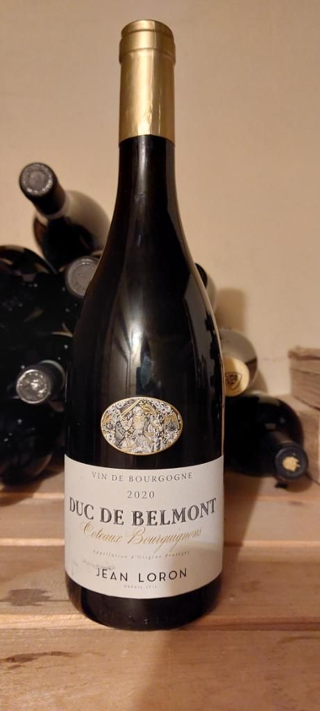 2020 Jean Loron Chardonnay Coteaux Bourguignons Duc de Belmont, France ...