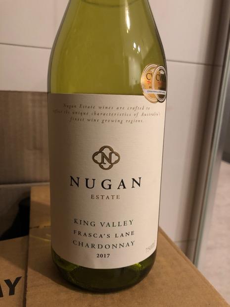 2019 Nugan Estate Chardonnay Frasca's Lane, Australia, Victoria, North ...