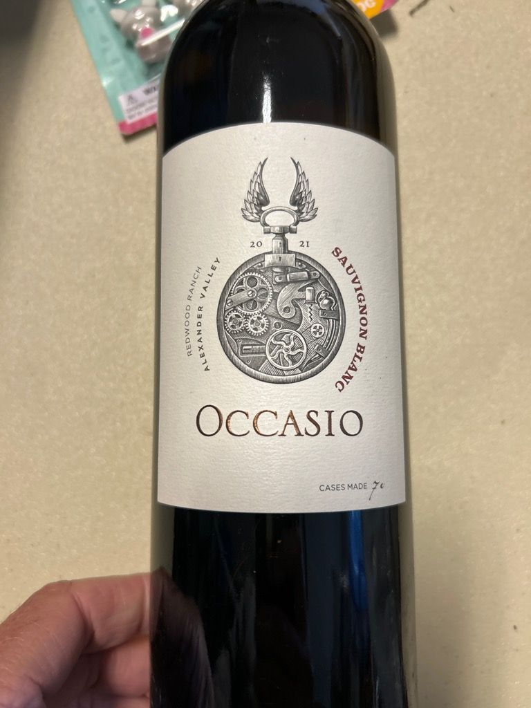 2016 Occasio Sauvignon Blanc del Arroyo, USA, California, San Francisco ...