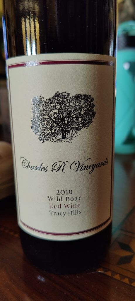 2019 Charles R Vineyards Wild Boar, USA, California, San Francisco Bay ...