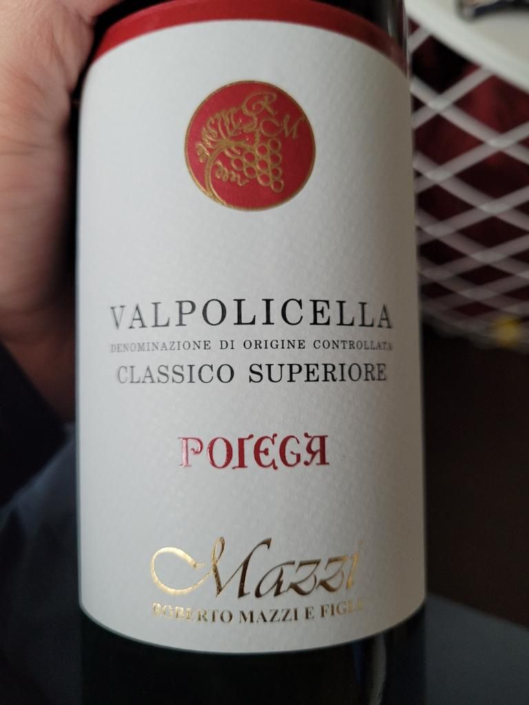 2018 Mazzi Valpolicella Classico Superiore Vigneto Poiega, Italy ...