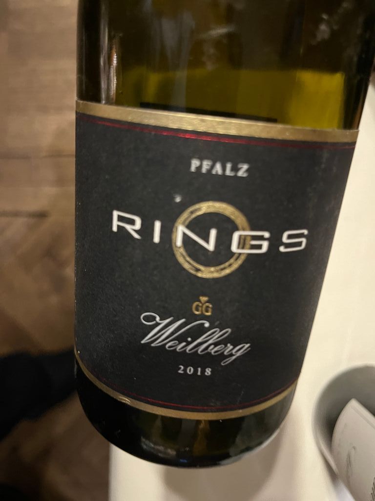 2018 Weingut Rings Ungsteiner Weilberg Weissburgunder Großes Gewächs, Germany, Pfalz - CellarTracker