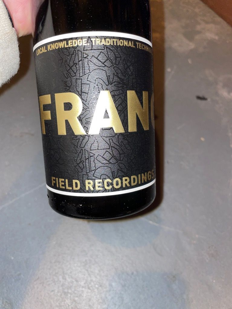 2016 Field Recordings Wine Cabernet Franc, USA, California, Central ...
