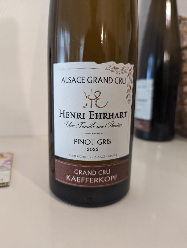 2022 Henri Ehrhart Riesling Brand, France, Alsace, Alsace Grand Cru ...
