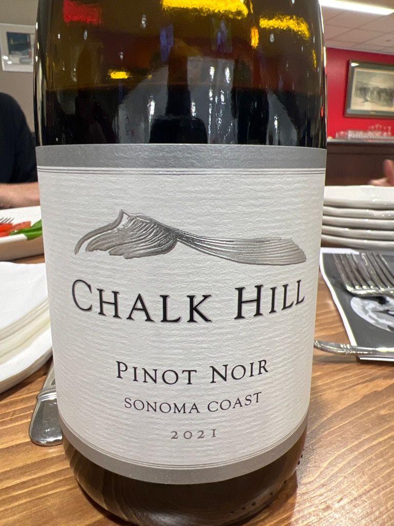 2021 Chalk Hill Pinot Noir Estate, USA, California, Sonoma County ...