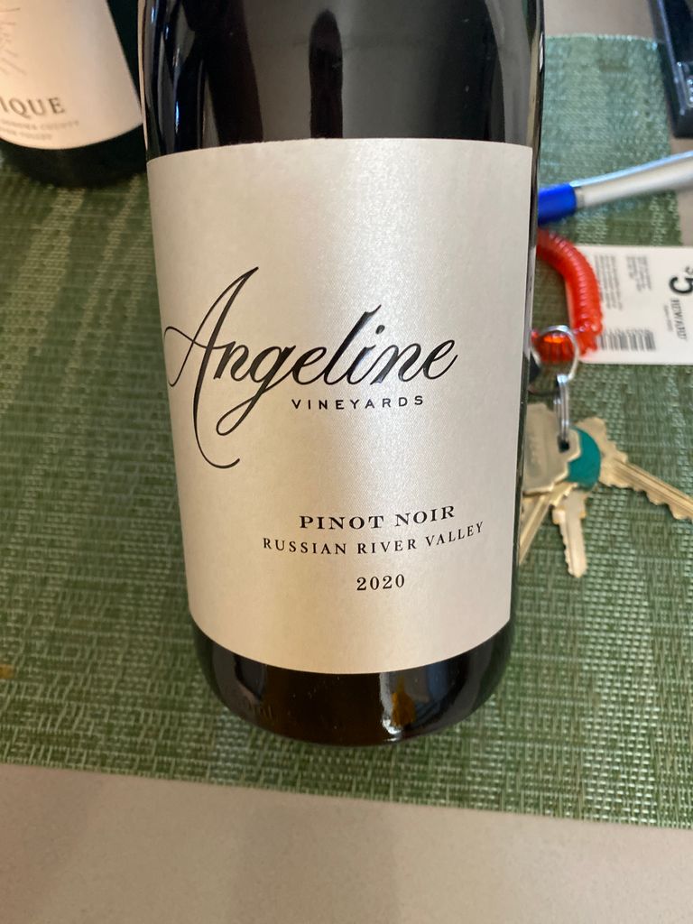 2020 Angeline Winery Pinot Noir Russian River Valley, USA, California ...