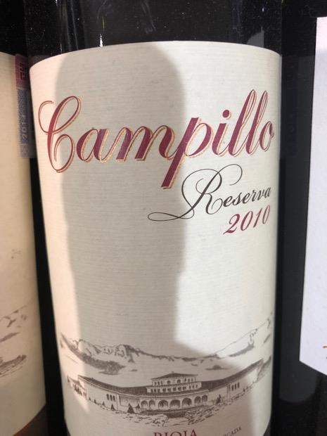 2010 Bodegas Campillo Rioja Reserva, Spain, La Rioja, Rioja - CellarTracker