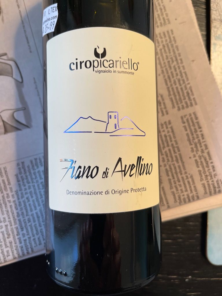 2021 Ciro Picariello Fiano di Avellino, Italy, Campania, Fiano di ...