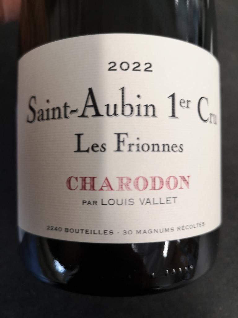 2023 Château de Charodon Saint-Aubin 1er Cru Les Frionnes Blanc, France ...