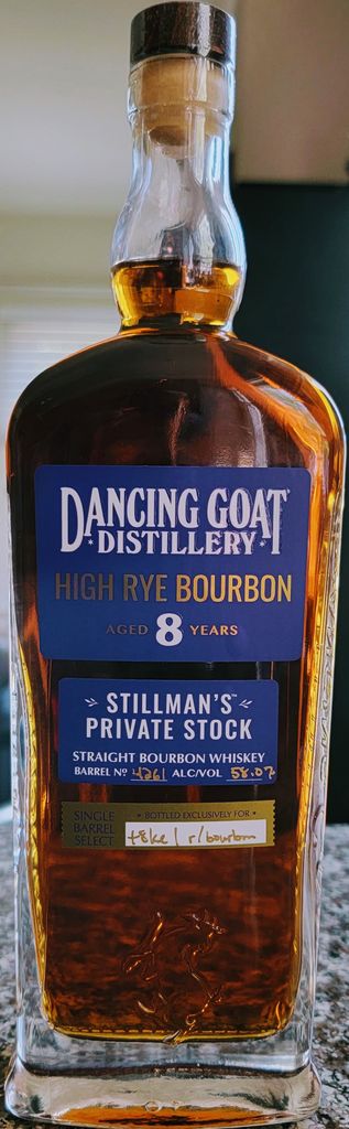 NV Dancing Goat 9 Year Single Barrel Select r/Bourbon #4261 High Rye ...