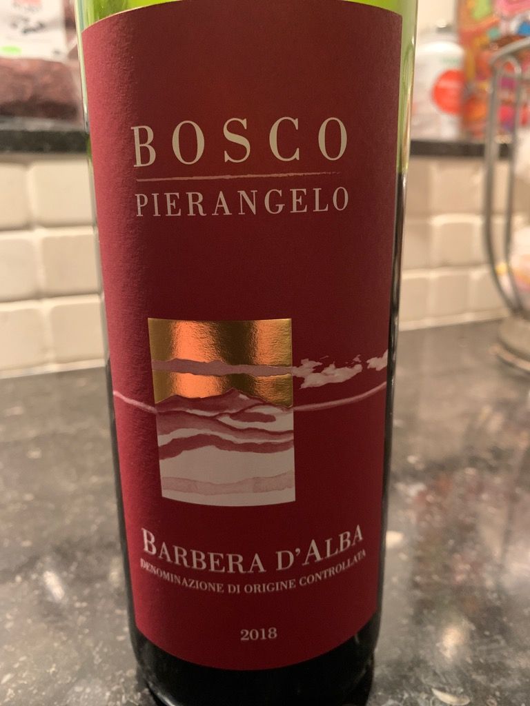 2012 Bosco Pierangelo Barbera d'Alba, Italy, Piedmont, Alba, Barbera d ...