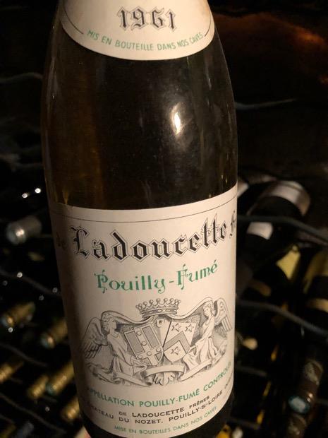 1961 de Ladoucette Pouilly-Fumé, France, Loire Valley, Upper Loire ...