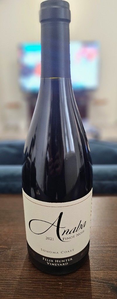 2021 Anaba Pinot Noir Felix Hunter Vineyard, USA, California, Sonoma ...
