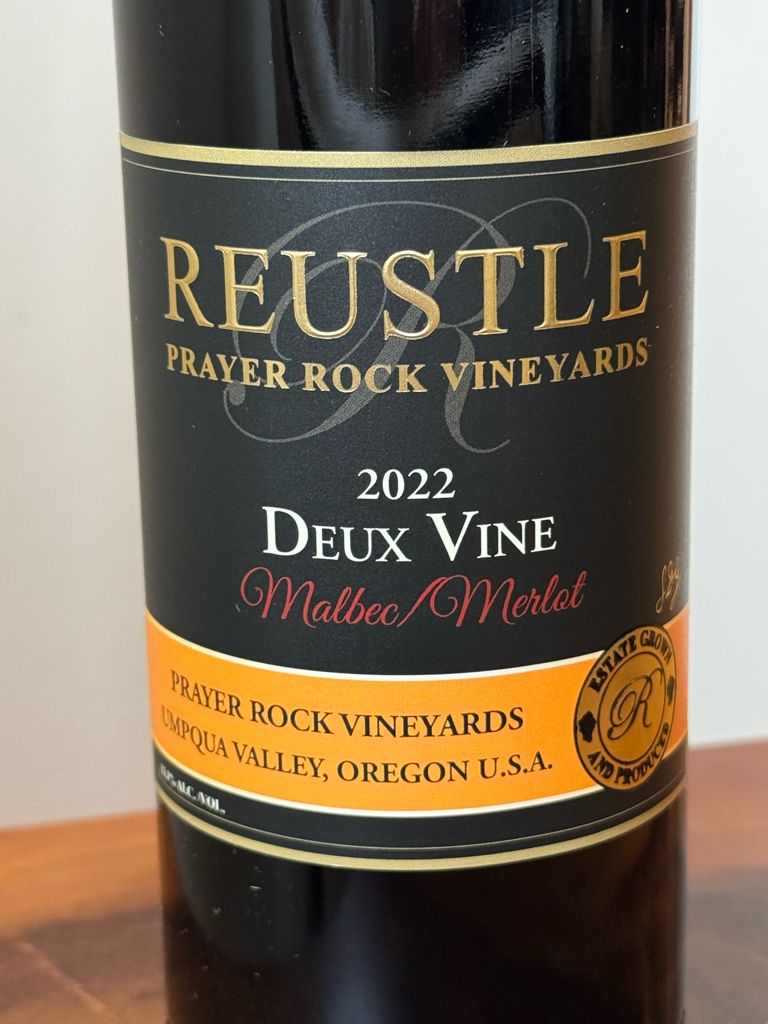 2022 Reustle Deux Vine Prayer Rock Vineyards, USA, Oregon, Southern ...