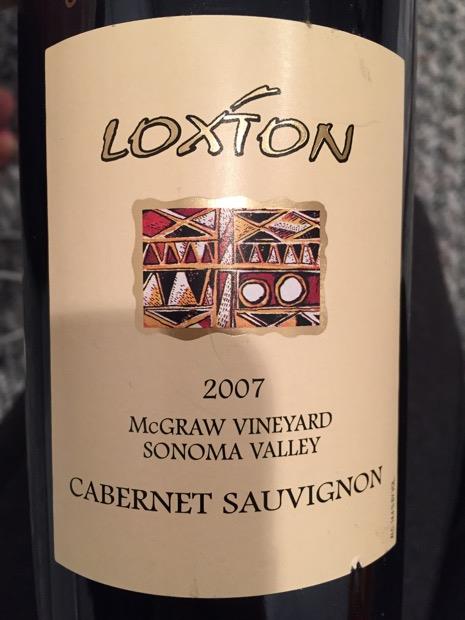 2007 Loxton Cabernet Sauvignon McGraw Vineyard, USA, California, Sonoma ...