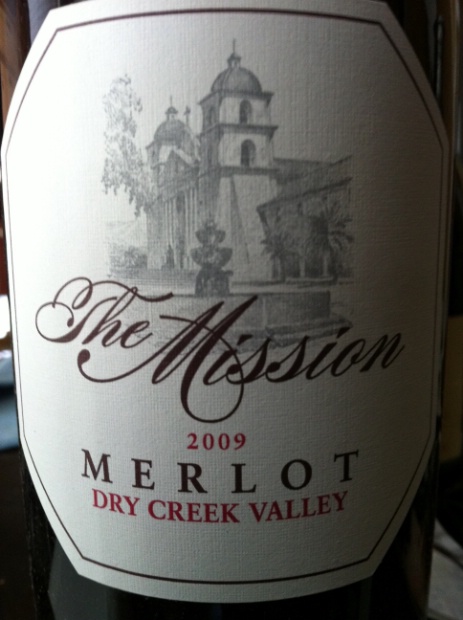 2009 The Mission Merlot, USA, California, Sonoma County, Dry Creek ...
