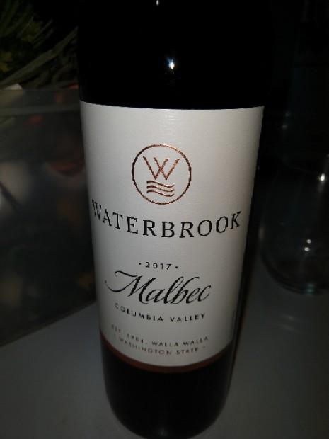 2017 Waterbrook Malbec, USA, Washington, Columbia Valley - CellarTracker