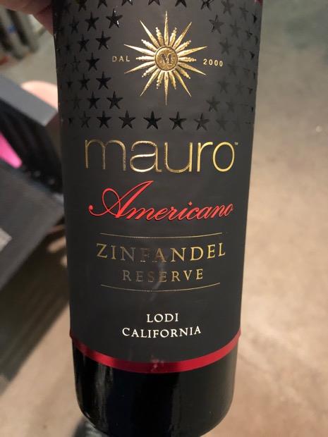 2016 Mauro Zinfandel Americano Reserve, USA, California, Central Valley ...
