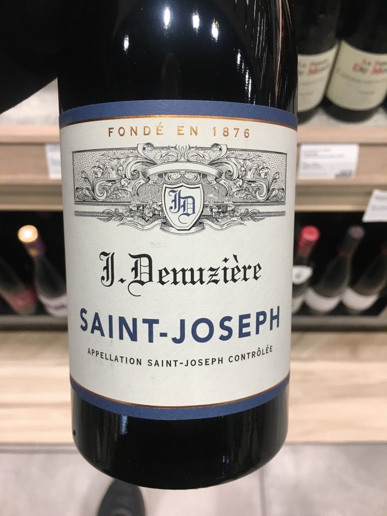2018 J. Denuzière St. Joseph, France, Rhône, Northern Rhône, St. Joseph ...