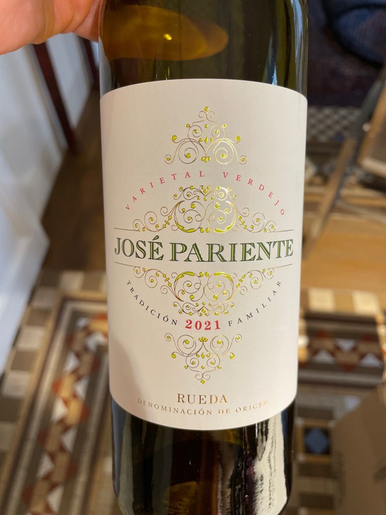 2021 Bodega José Pariente Verdejo Rueda, Spain, Castilla y León, Rueda ...