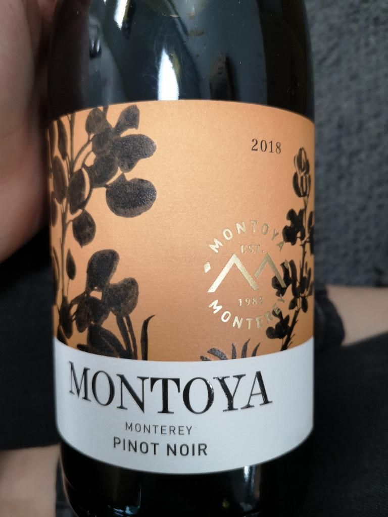2019 Montoya Vineyards Pinot Noir, USA, California, Central Coast ...