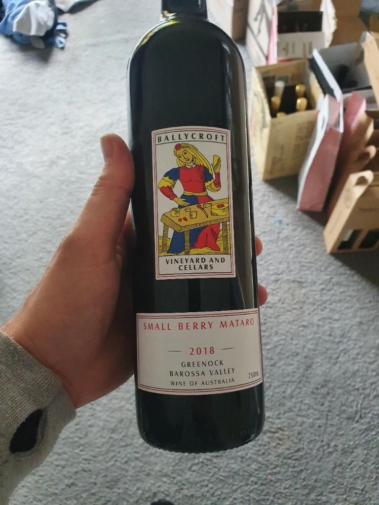2021 Ballycroft Vineyard and Cellars Mataro Small Berry VP, Australia ...
