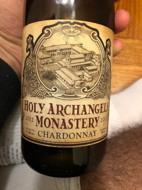 2013 Holy Archangels Greek Orthodox Monastery Chardonnay Holy ...