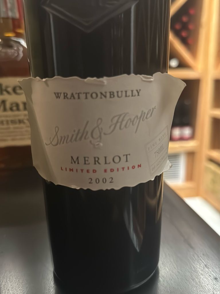 2002 Smith & Hooper Merlot Reserve, Australia, South Australia ...