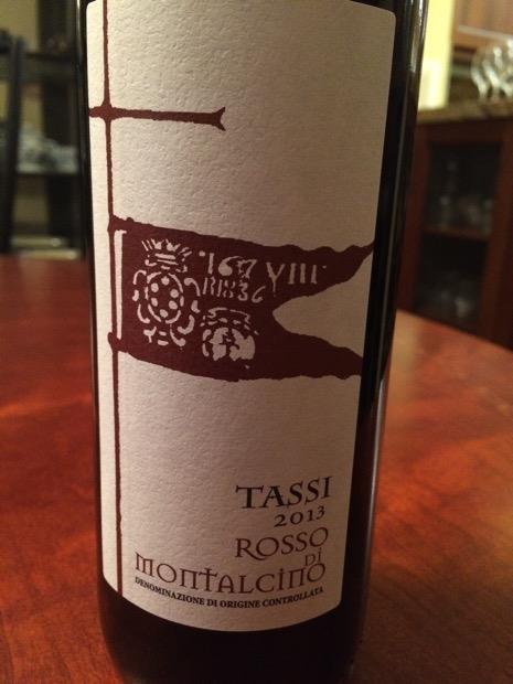 2013 Tassi Rosso di Montalcino, Italy, Tuscany, Montalcino, Rosso di ...