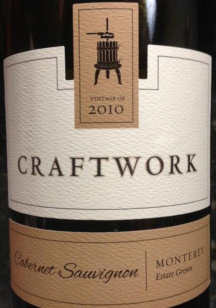 2010 Craftwork Cabernet Sauvignon Estate Grown, USA, California ...
