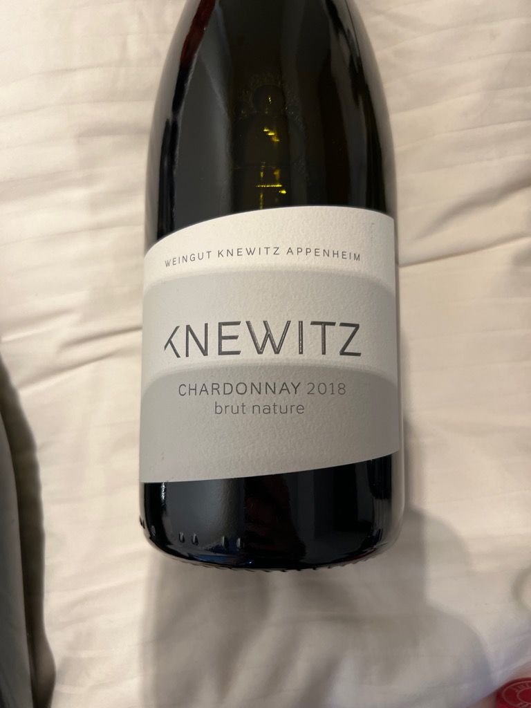 2018 Weingut Knewitz Chardonnay Sekt Brut Nature, Germany, Rheinhessen ...