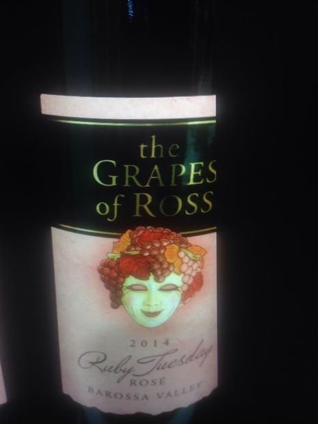 2015 The Grapes of Ross Ruby Tuesday Rose, Australia, South Australia ...