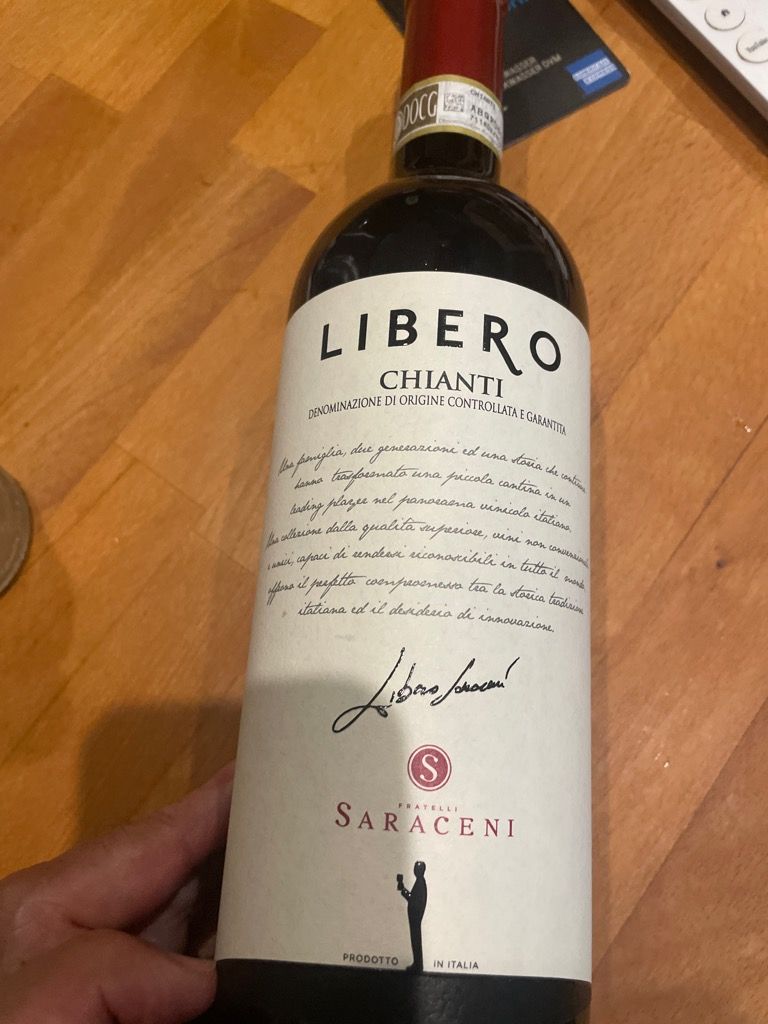 2022 Fratelli Saraceni Chianti Libero, Italy, Tuscany, Chianti ...