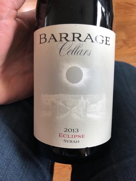 2013 Barrage Cellars Syrah Eclipse Boushey Vineyard, USA, Washington ...