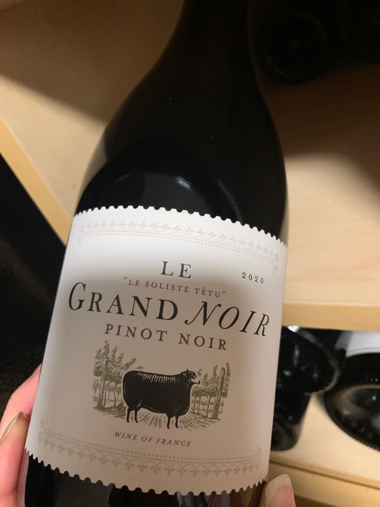 2020 Le Grand Noir Pinot Noir Le Soliste Têtu, France, Languedoc ...